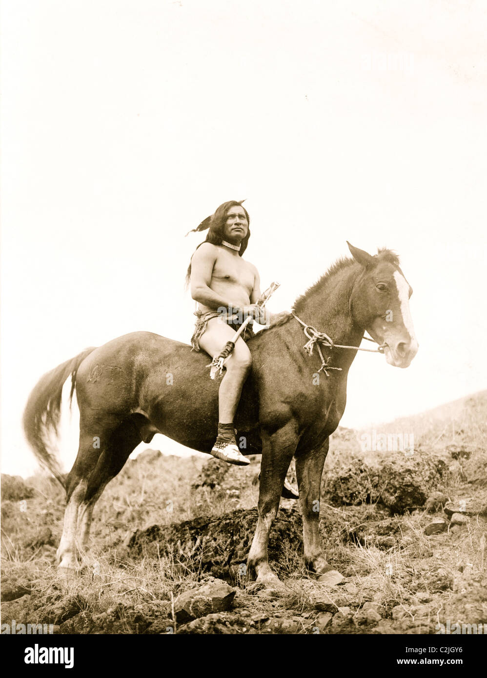 The Old time Warrior Stock Photo - Alamy