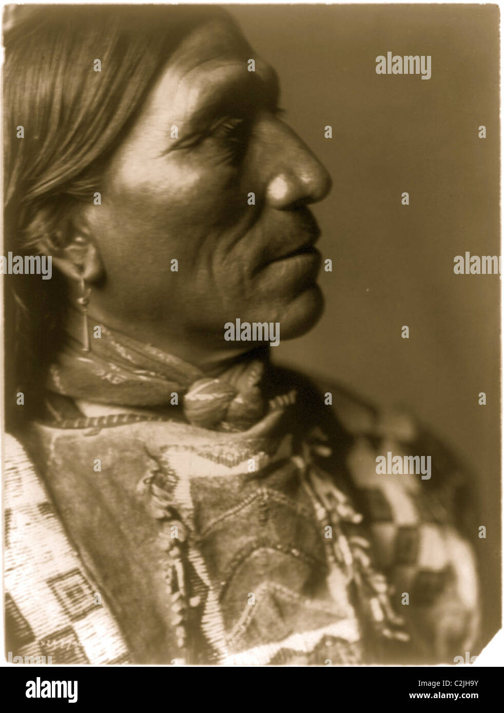 Brule indian portrait hi-res stock photography and images - Alamy