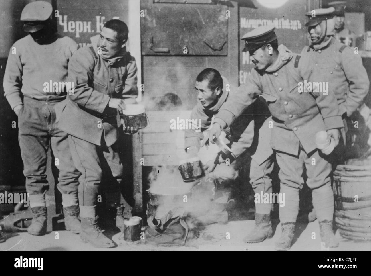 Troops of the Siberian Intervention Stock Photo - Alamy