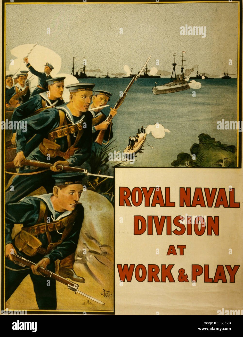 Royal naval division hi-res stock photography and images - Alamy