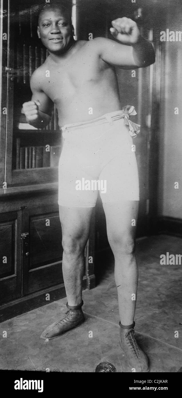 Jack Johnson, Galveston Giant in a suit Stock Photo - Alamy