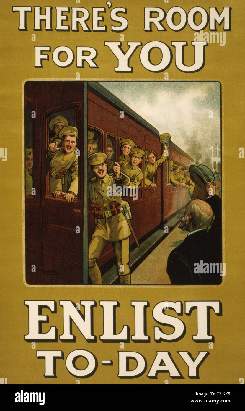 The enlistment of troops hi-res stock photography and images - Alamy