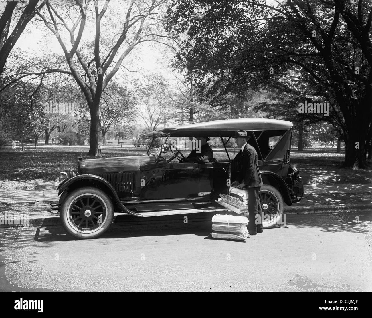 Wescott Car, Herald Booster run, 5/6/20 Stock Photo - Alamy