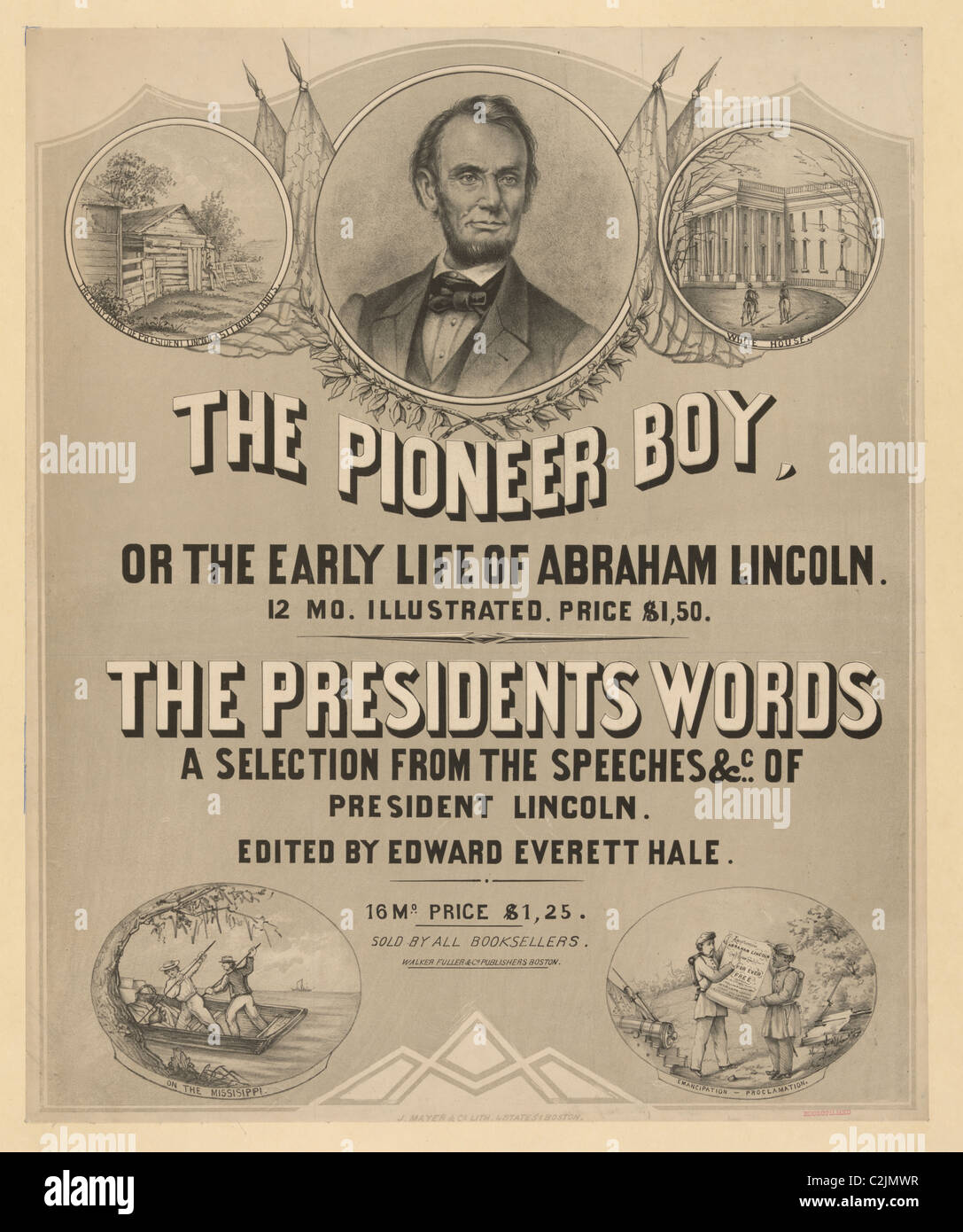 The pioneer boy, or the early life of Abraham Lincoln Stock Photo - Alamy