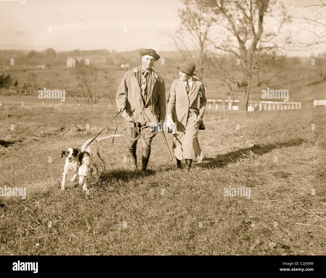 General Billy Mitchell with wife Stock Photo - Alamy