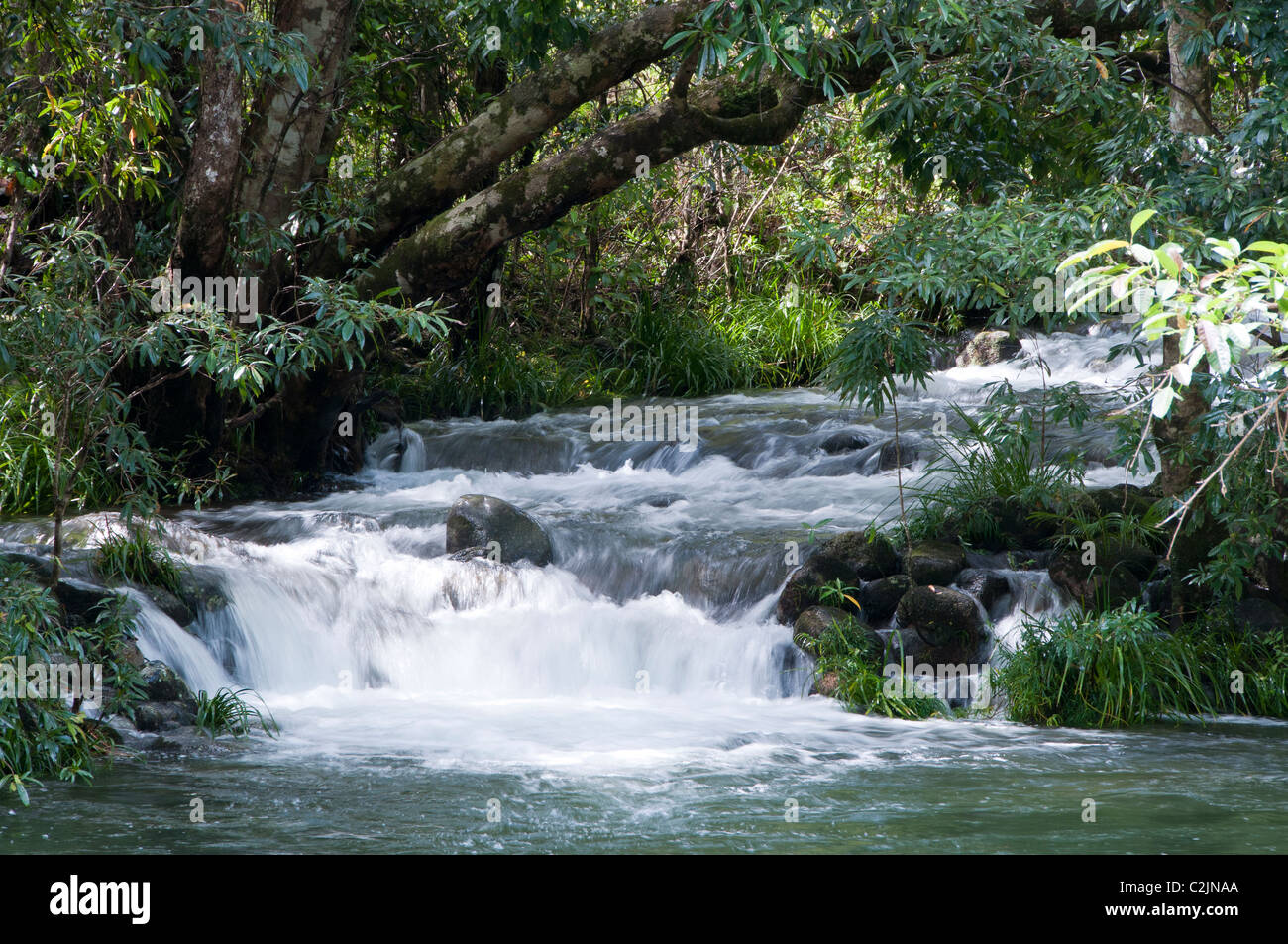 Falls along mossman river silky hi-res stock photography and images - Alamy