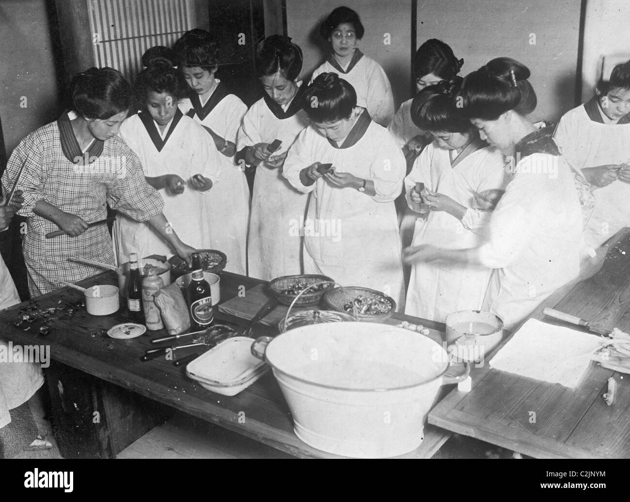 Class cook Black and White Stock Photos & Images - Alamy