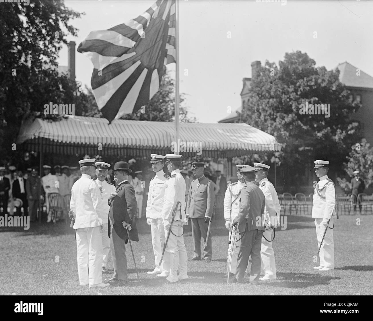 French and Japanese ambassadors and their wives Stock Photo - Alamy