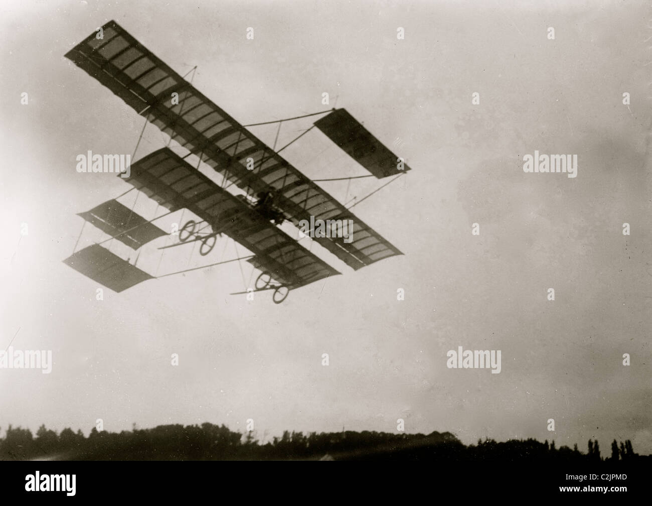 Weuman in Farman machine Stock Photo - Alamy