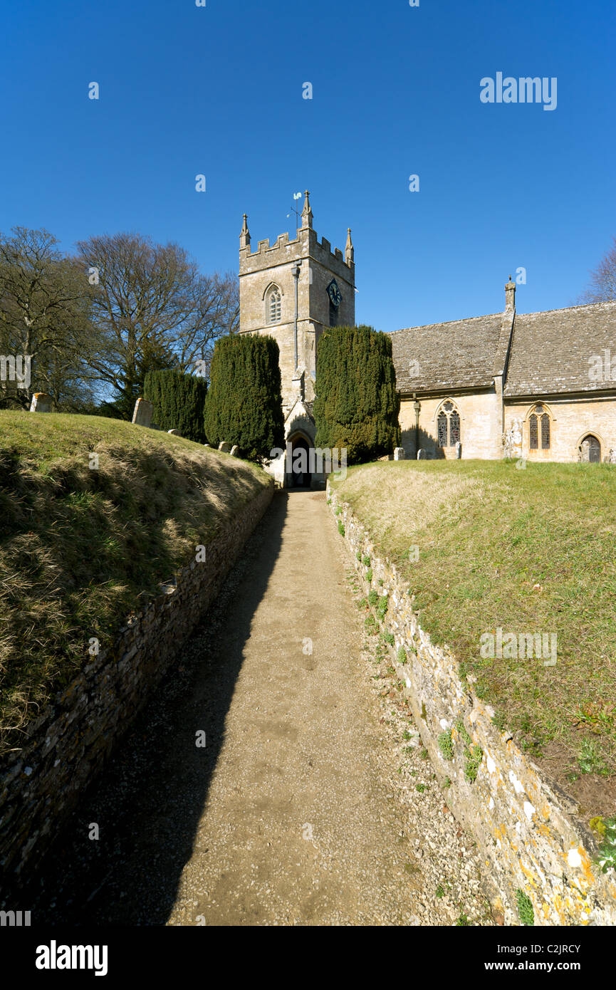 Upper slaughter church uk hi-res stock photography and images - Alamy