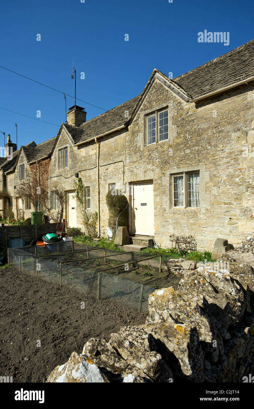 Upper Slaughter, the Cotswolds, Gloucestershire, England, UK Stock ...