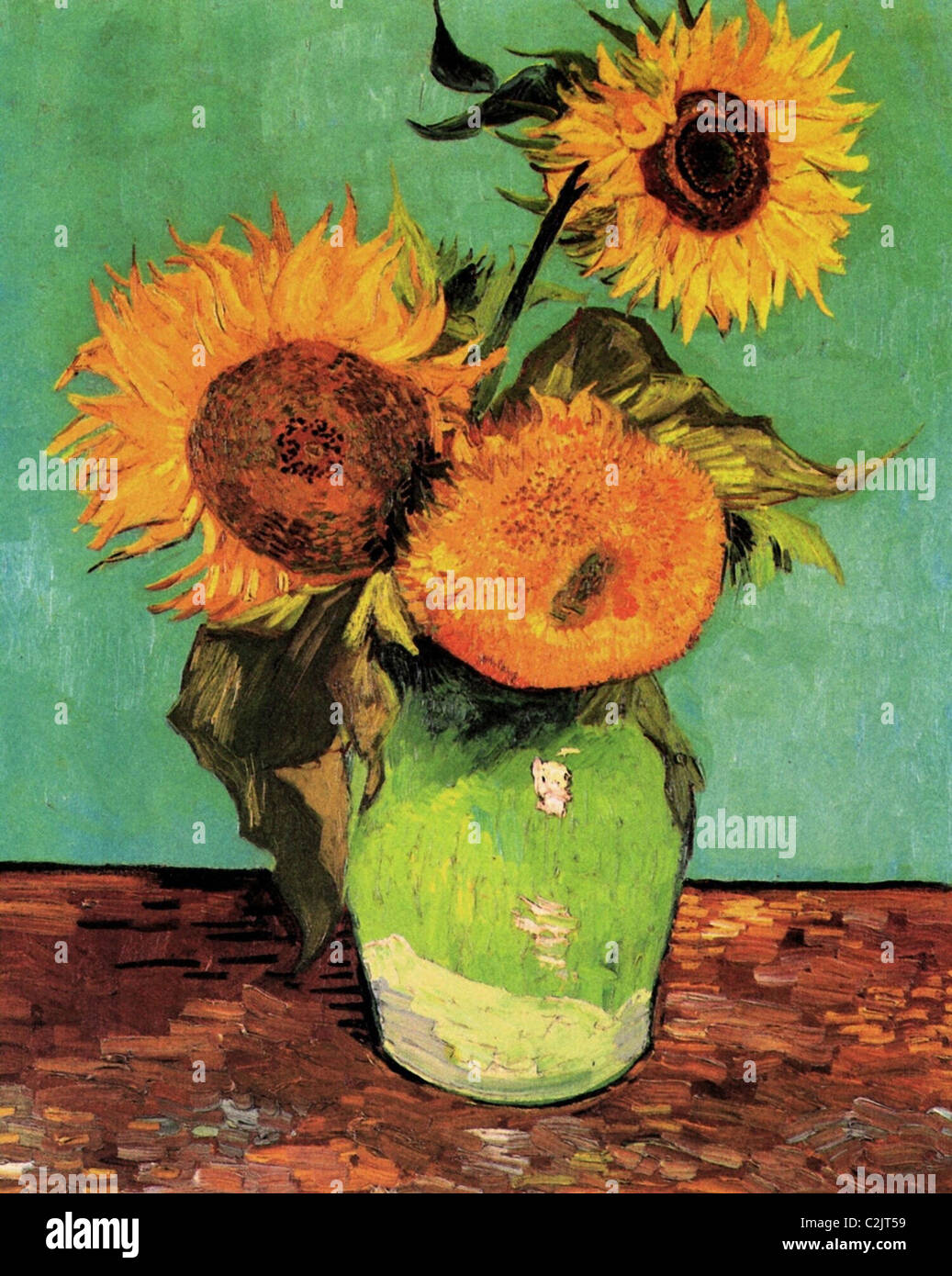 Three sunflowers van gogh hi-res stock photography and images - Alamy
