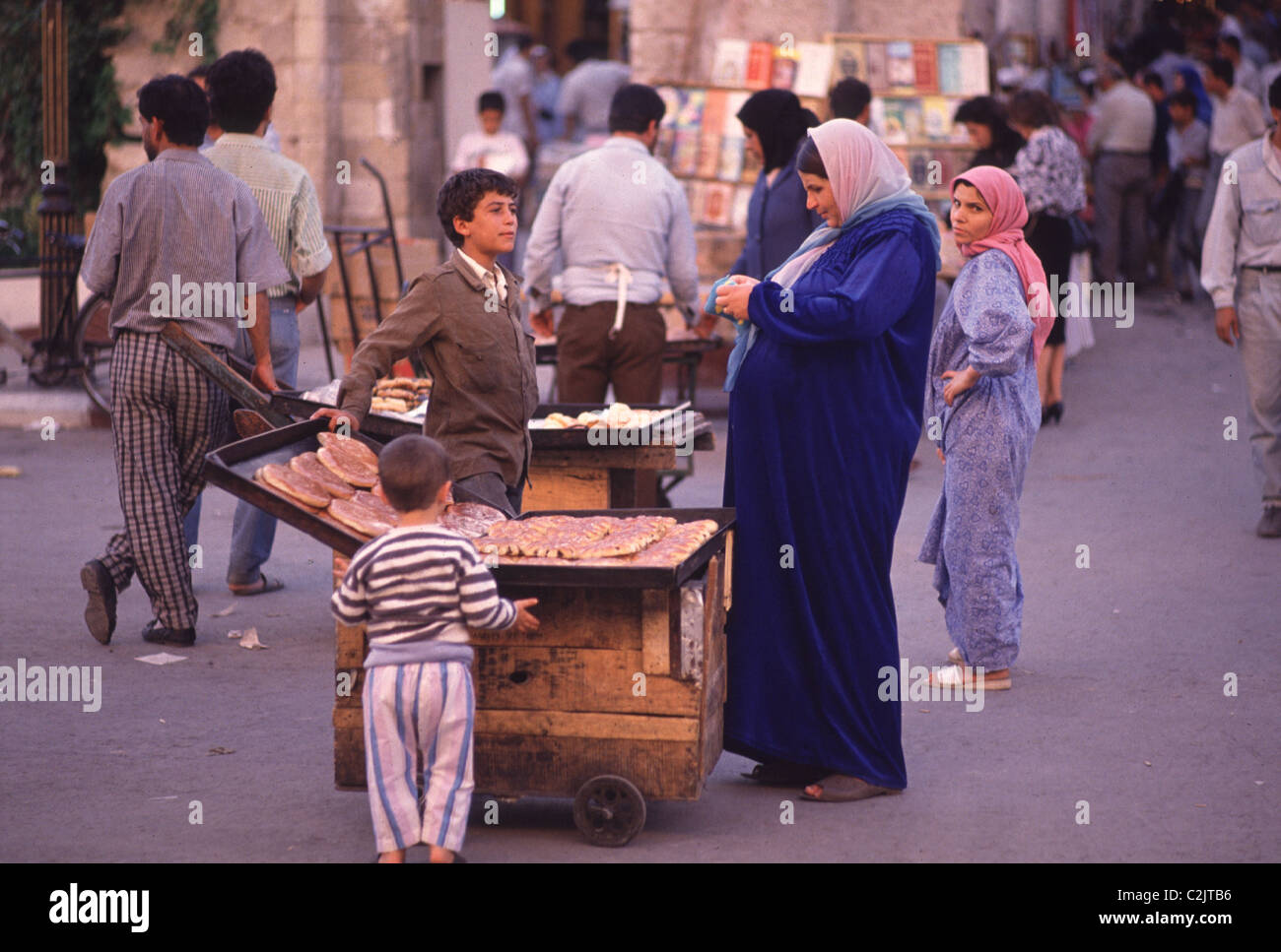 damascus, syria -- vendors in the souk al hamadia. photograph by barry ...