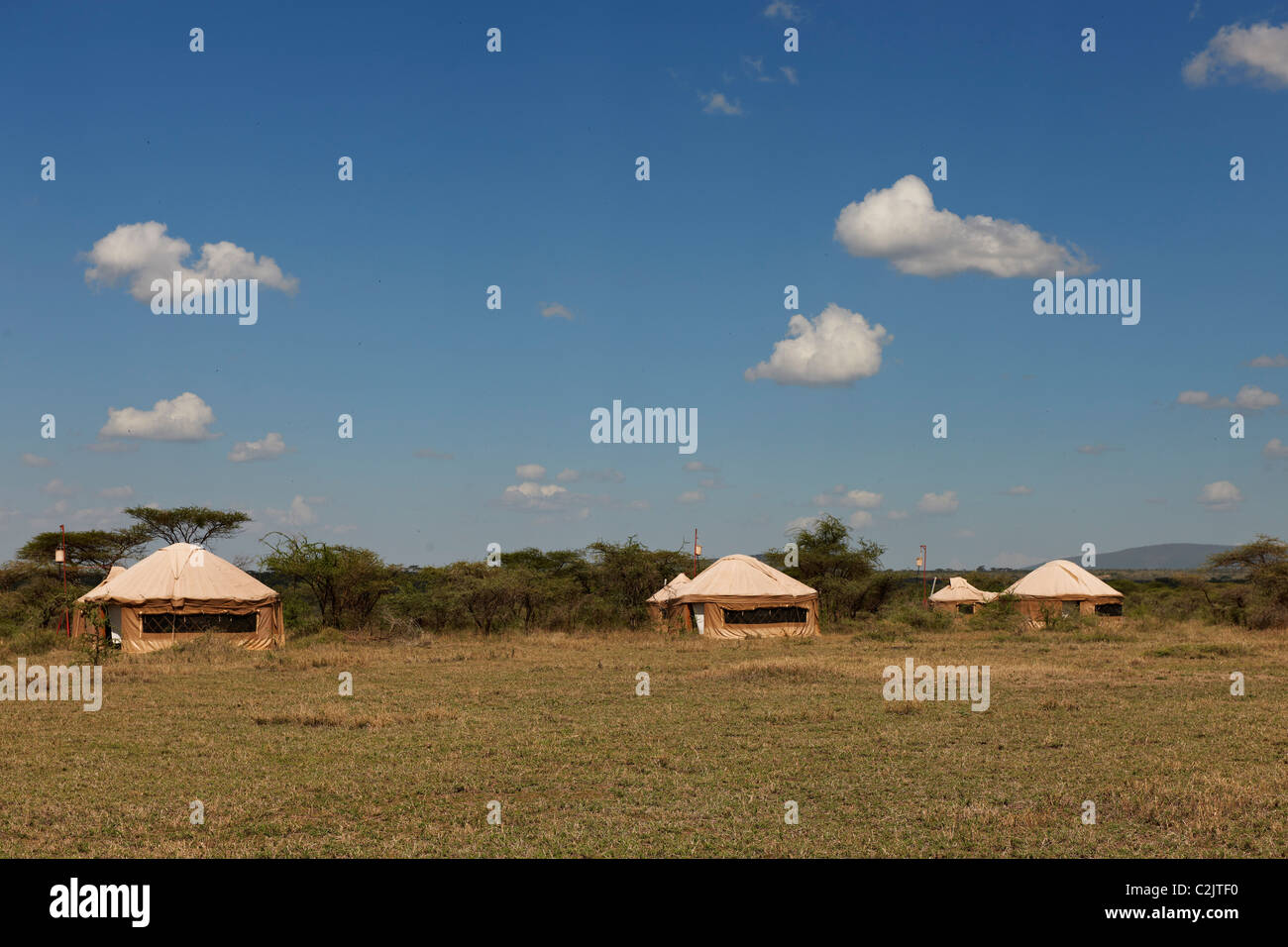 tents in style of Yurt from Nduara Loliondo Tended Safari Camp ...