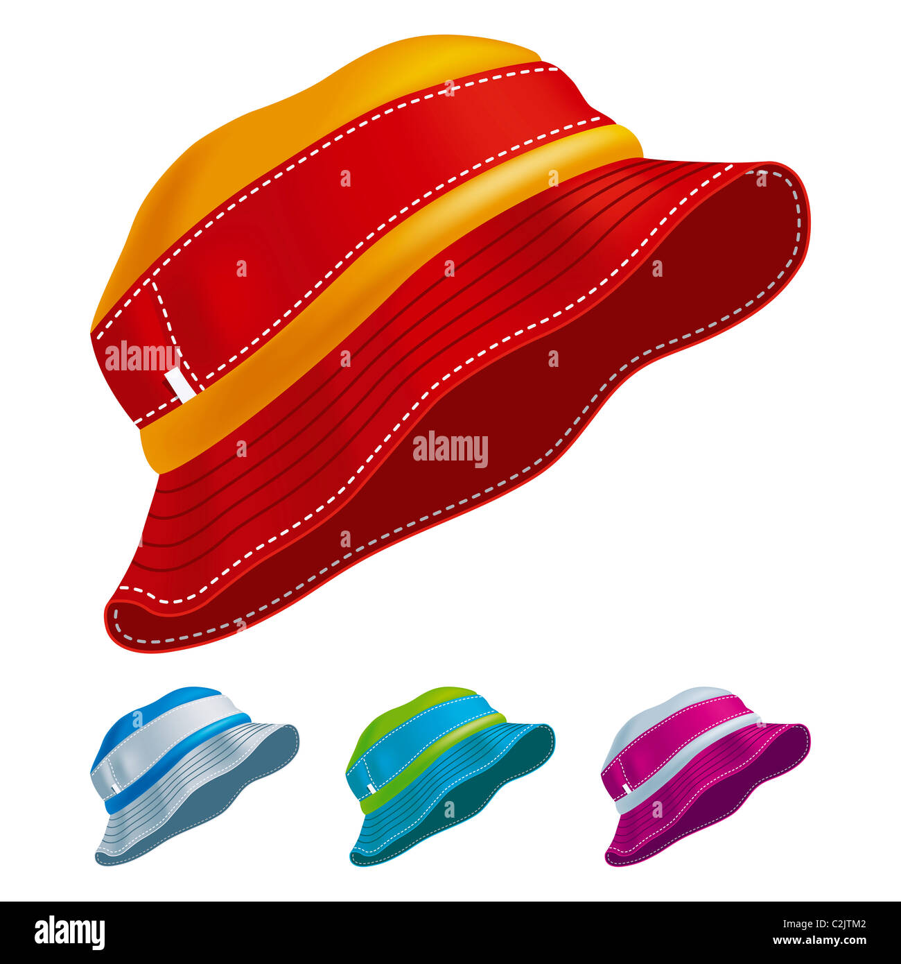 Panama hat template hi-res stock photography and images - Alamy