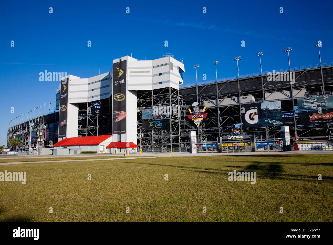 Entrance, Daytona International Speedway, Daytona Beach, FL Stock Photo ...
