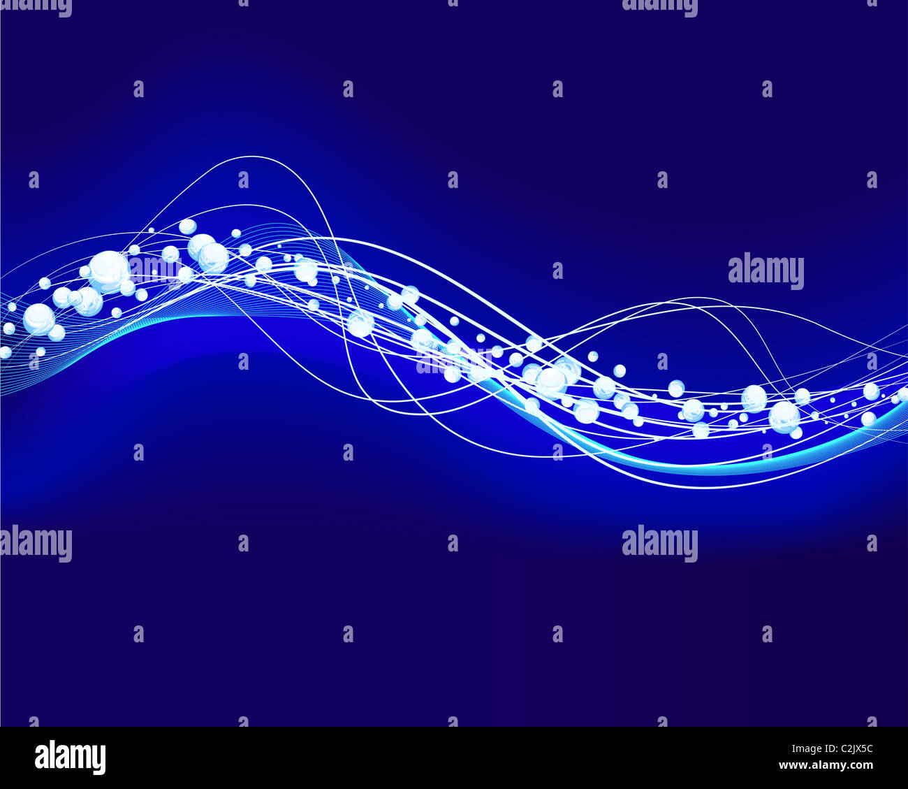 Abstract water vector background with neon glowing Stock Photo - Alamy
