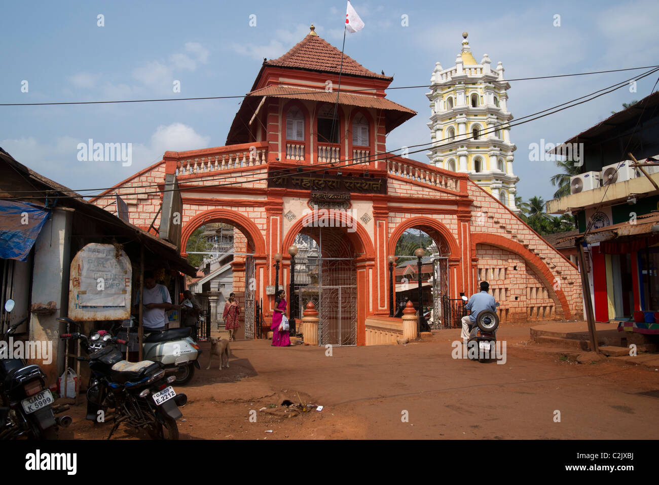 Mangueshi Temple Ponda is 400 years old Stock Photo - Alamy