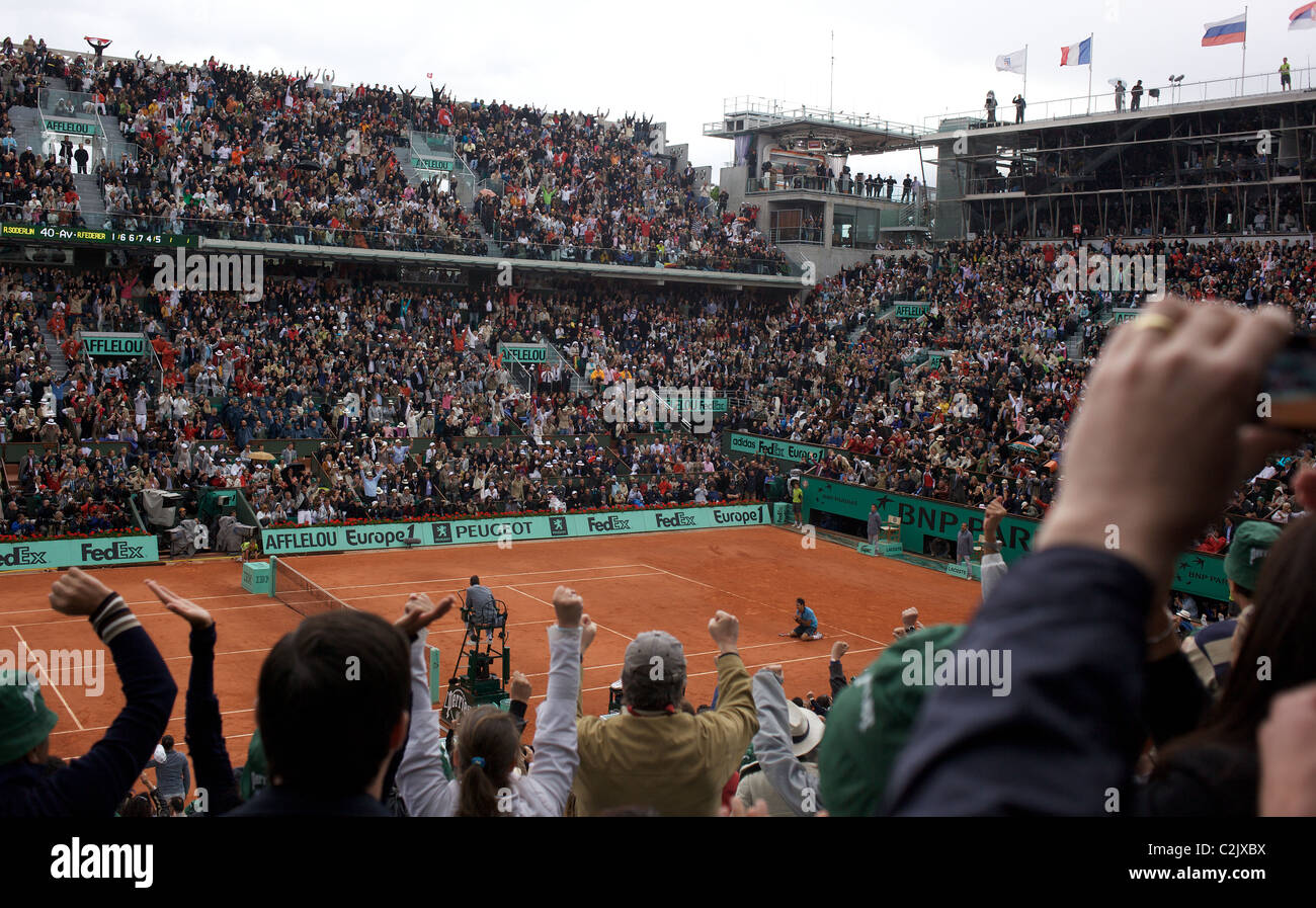 Roger Federer, Switzerland, winning the Men's Singles Final, at the ...