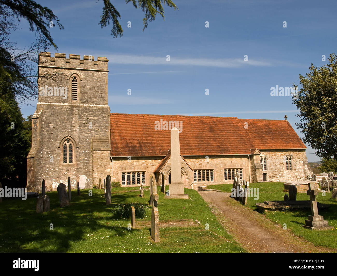 All Saints Church Dibden Hamsphire England UK Norman a 13th Century ...