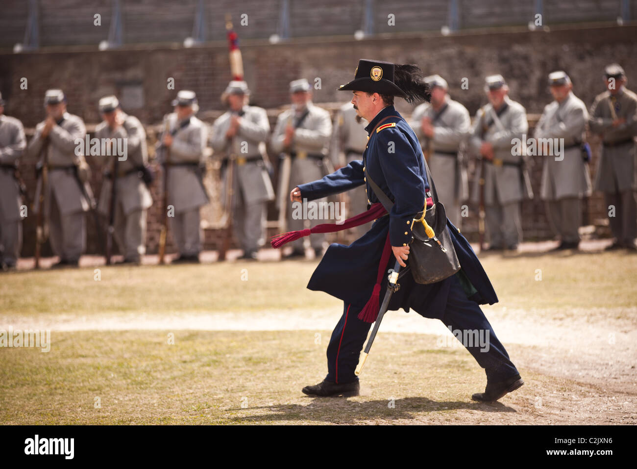 150th Anniversary of the surrender of Fort Sumter in the US Civil War ...