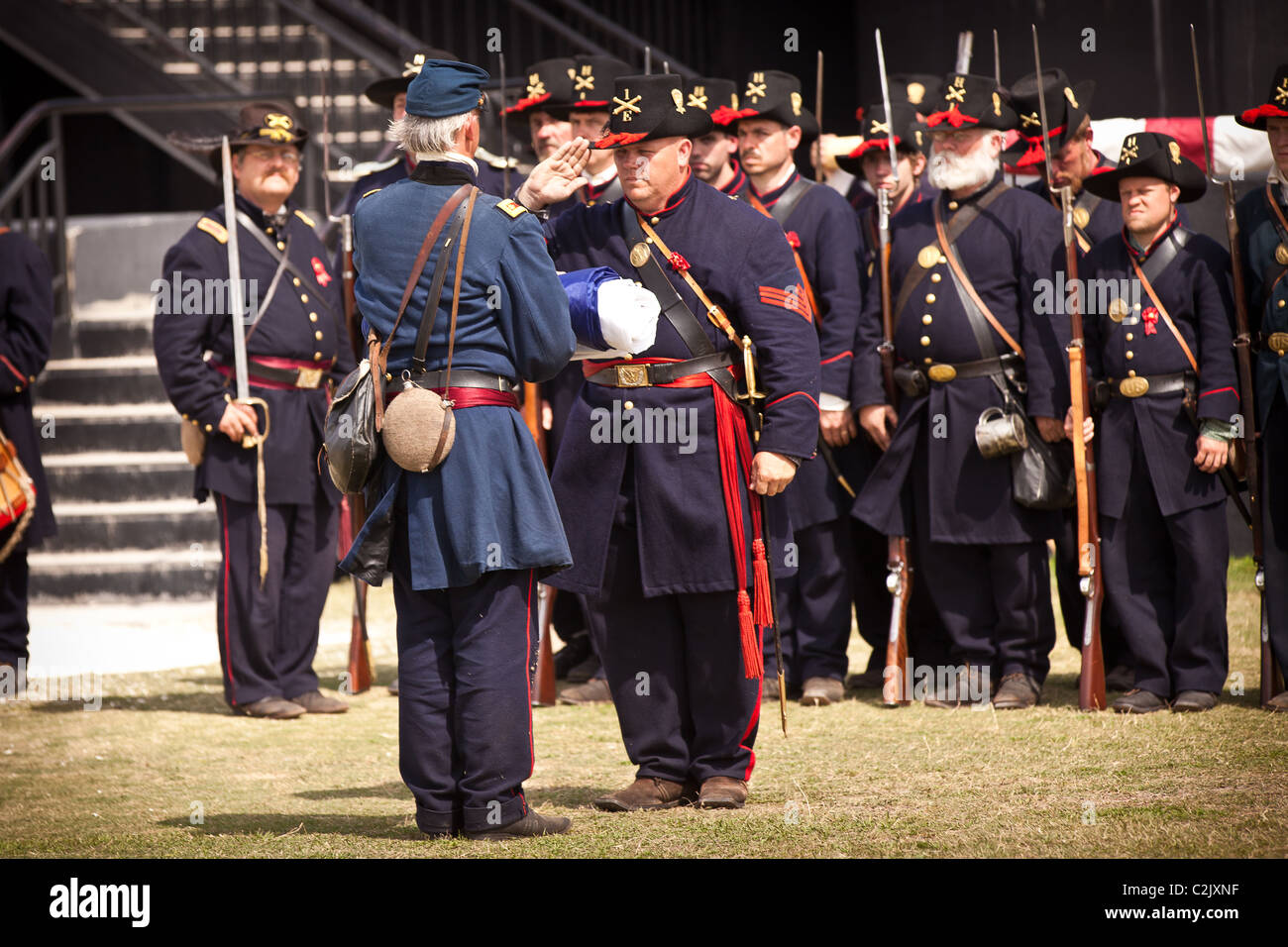 150th Anniversary of the surrender of Fort Sumter in the US Civil War ...