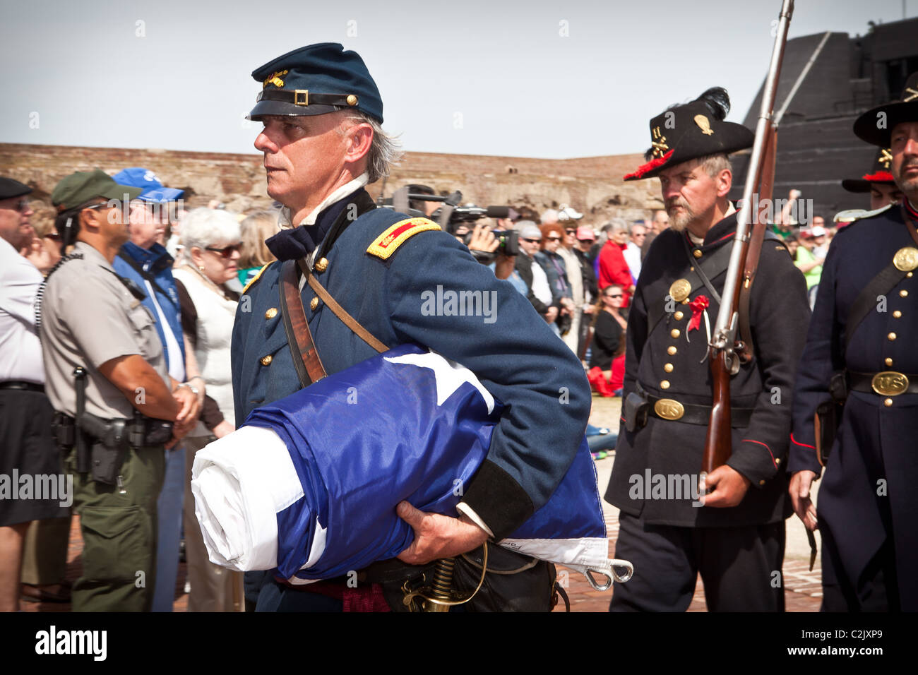 150th Anniversary of the surrender of Fort Sumter in the US Civil War ...