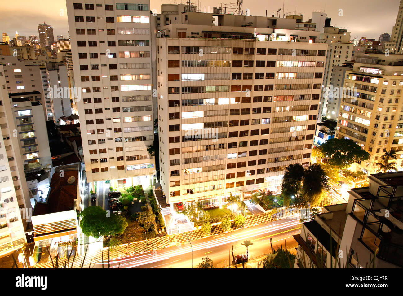 Skyline of Higienopolis, Sao Paulo, Brazil Stock Photo - Alamy