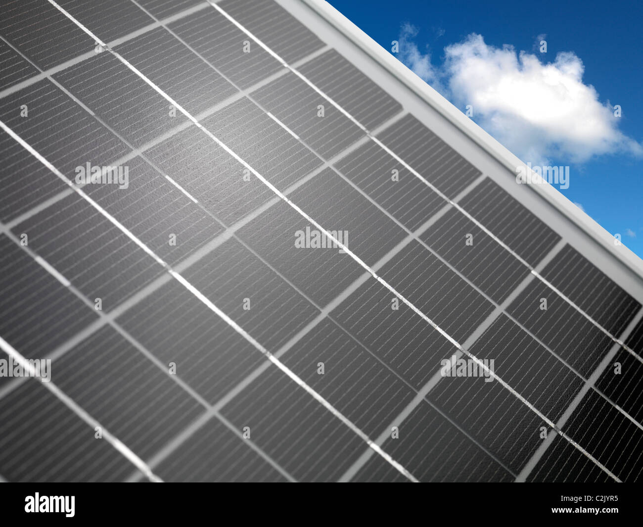 An energy saving solar panel Stock Photo - Alamy