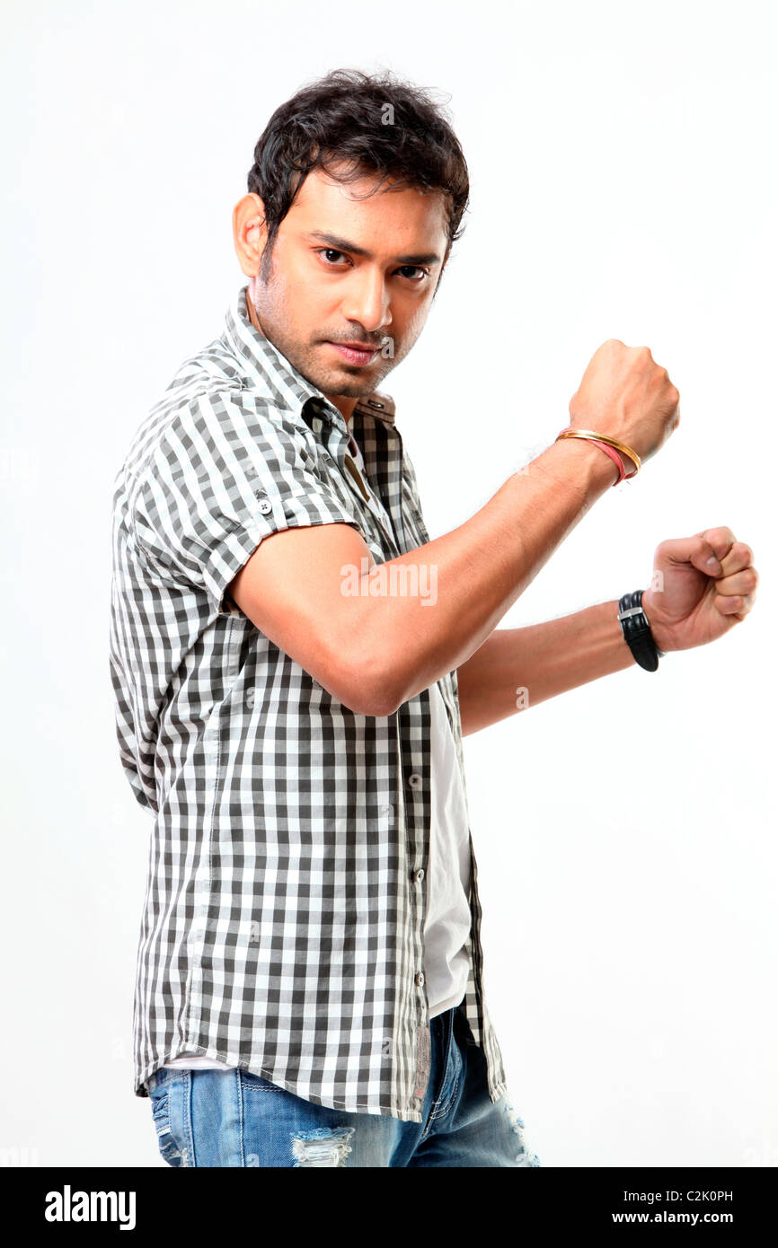 Fighting pose hi-res stock photography and images - Alamy