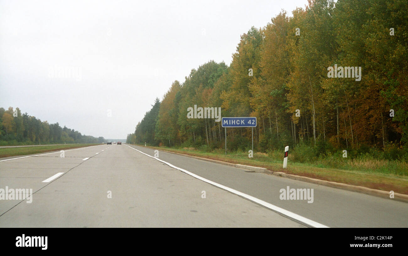 Minsk highway hi-res stock photography and images - Alamy