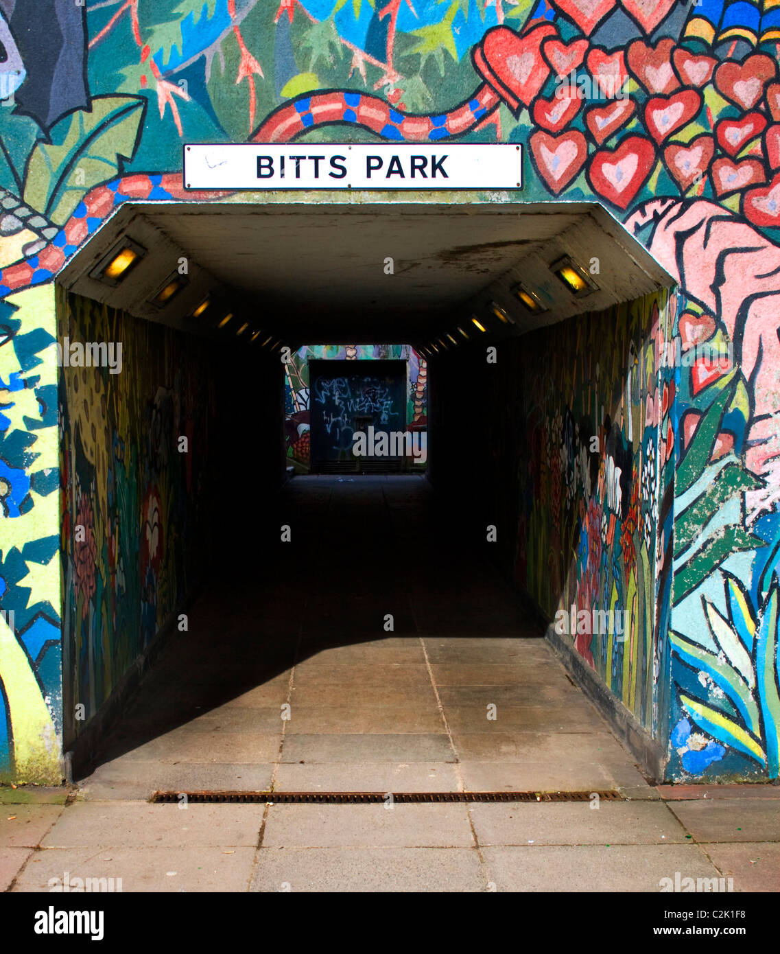 Subway leading to Bitts Park in Carlisle Stock Photo - Alamy