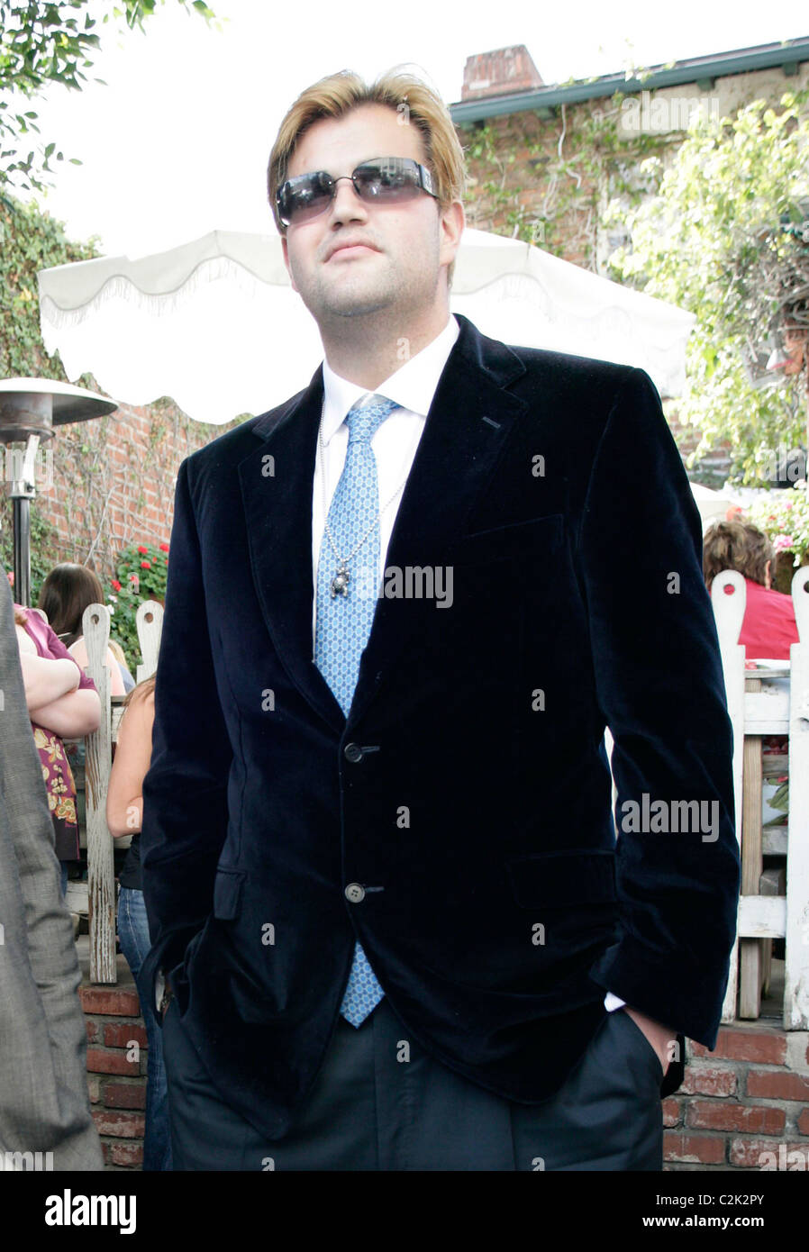 Jason Davis at the Ivy restaurant in West Hollywood. When asked by a ...