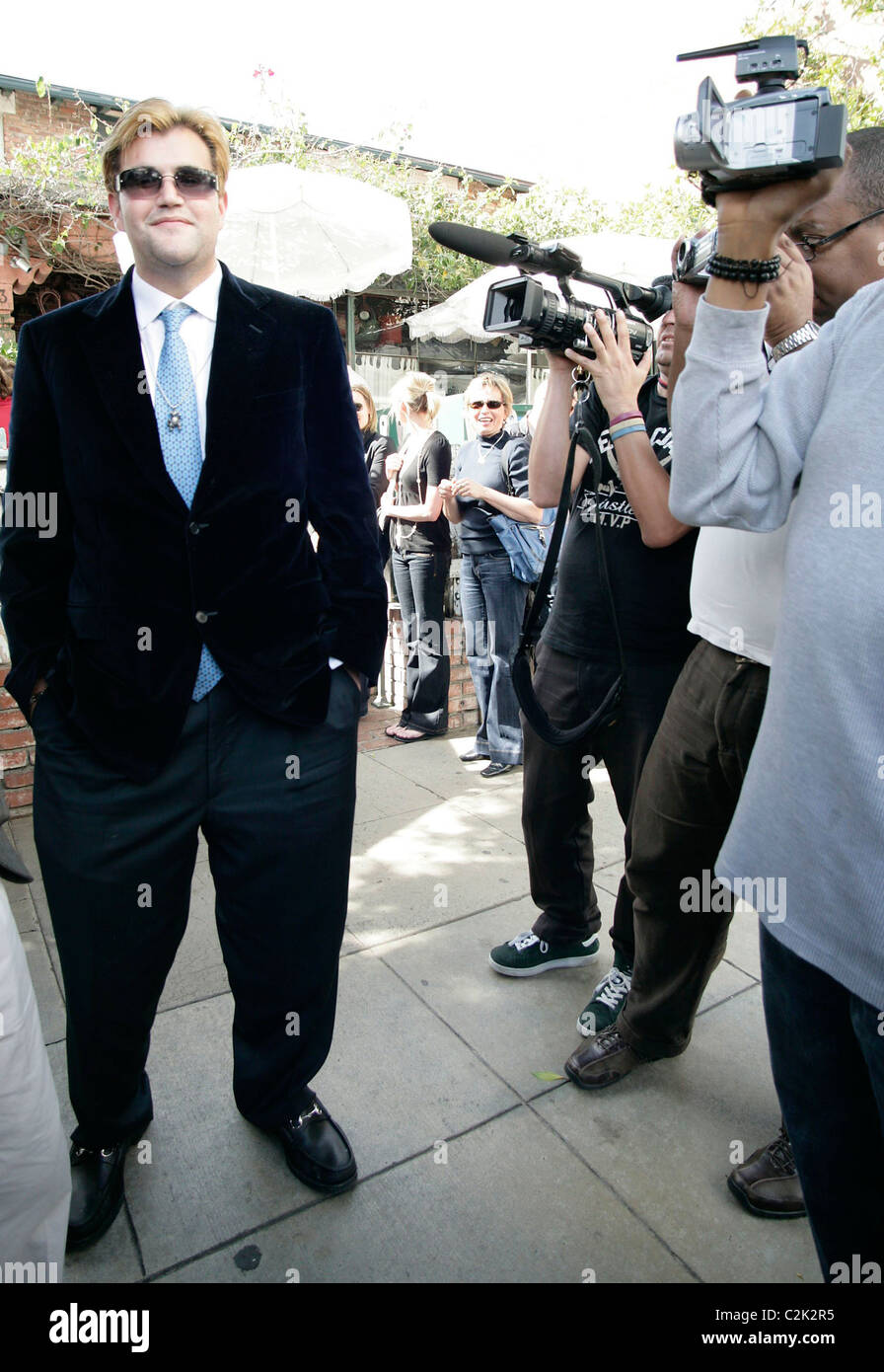 Jason Davis at the Ivy restaurant in West Hollywood. When asked by a ...