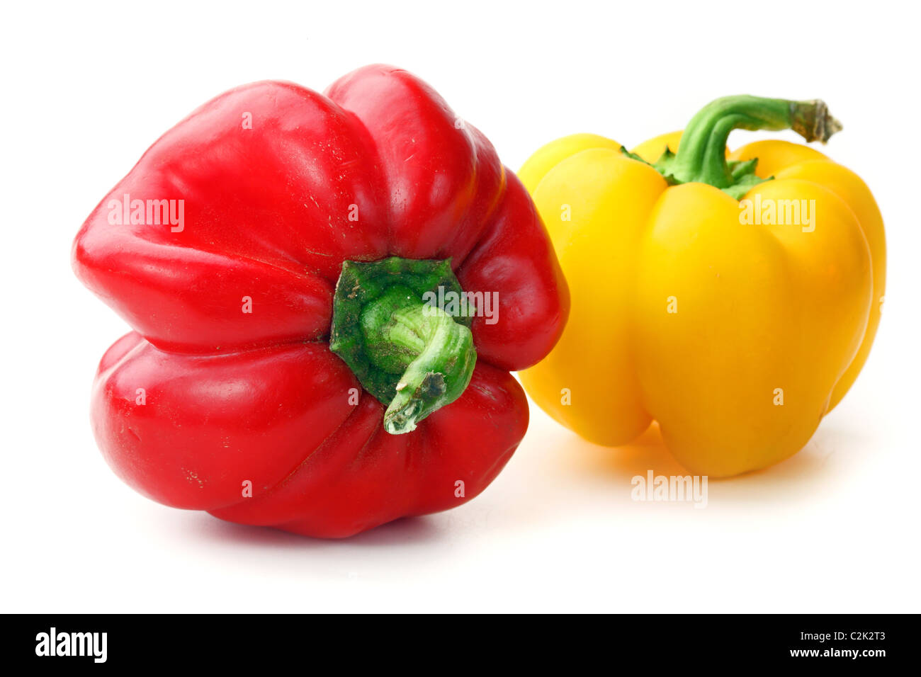 Red pepper isolated on white background Stock Photo - Alamy