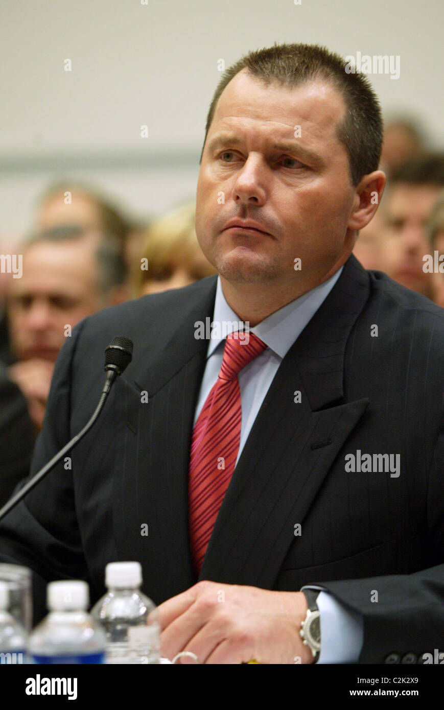 Major League Baseball pitcher Roger Clemens testifies about allegations ...
