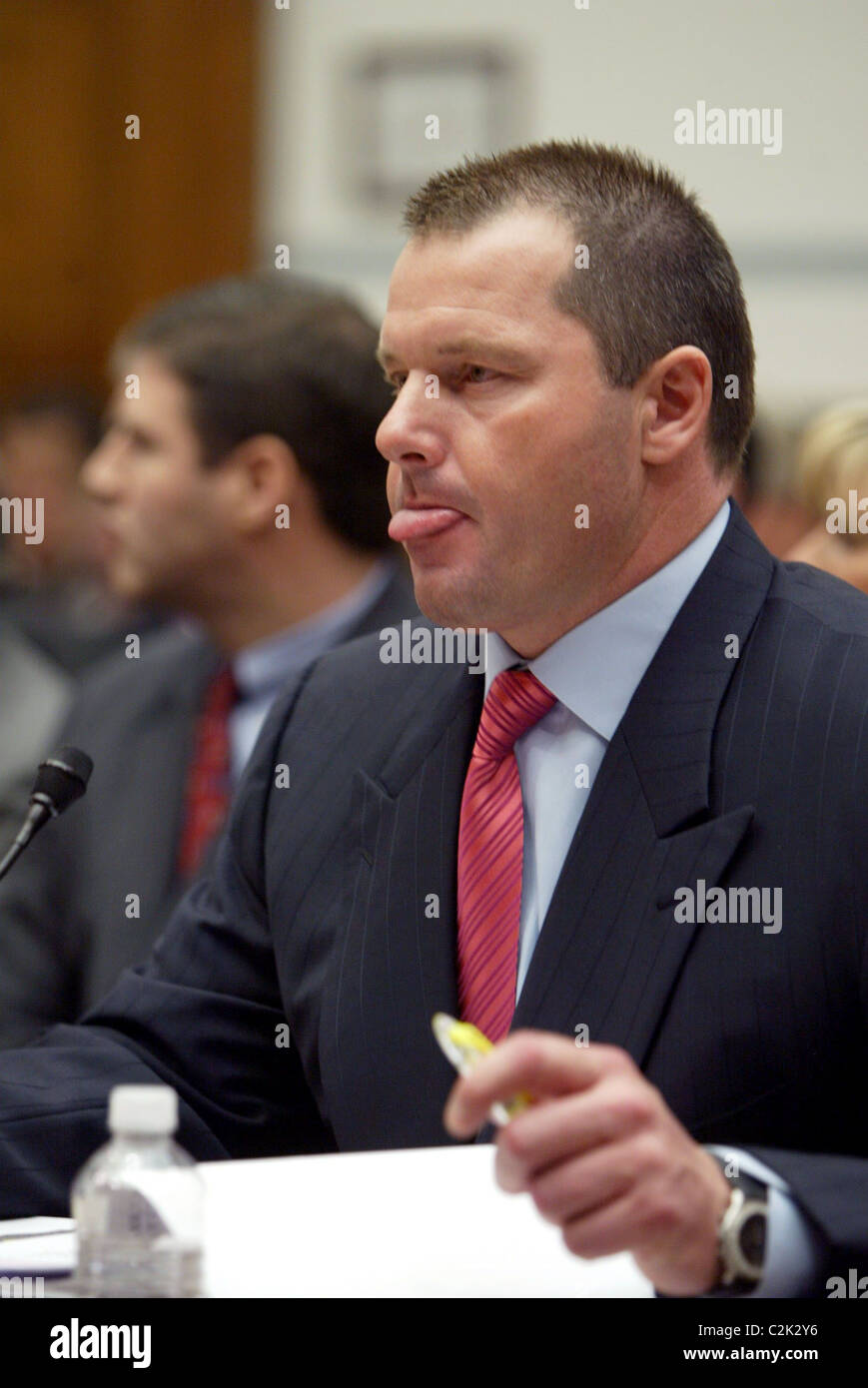 Major League Baseball pitcher Roger Clemens testifies about allegations ...