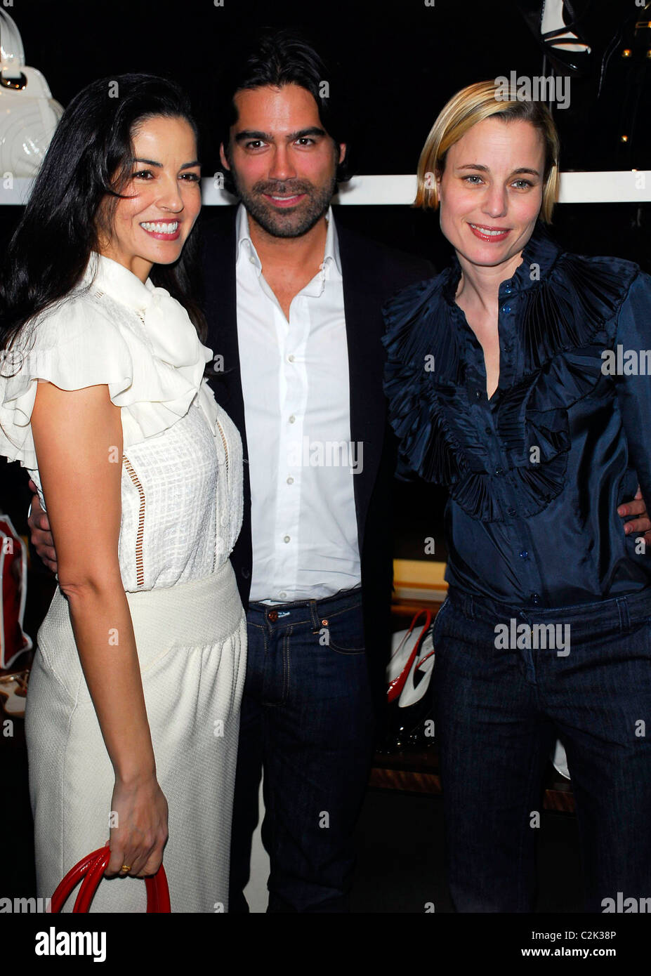 Dayssi Olarte de Kanavos, Bryan Atwood and guest Bally celebrates Brian ...