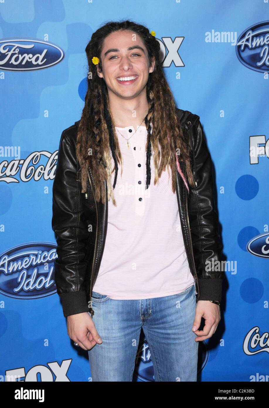 Jason Castro American Idol Top 12 Party held at Wolfgang Puck at the ...