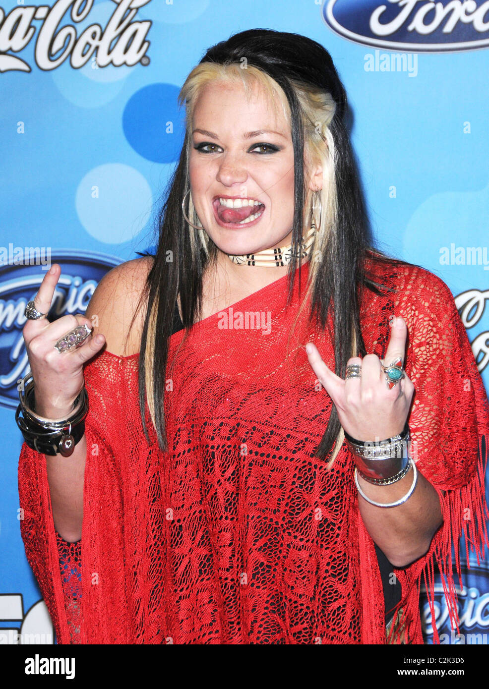 Amanda Overmyer American Idol Top 12 Party held at Wolfgang Puck at the ...