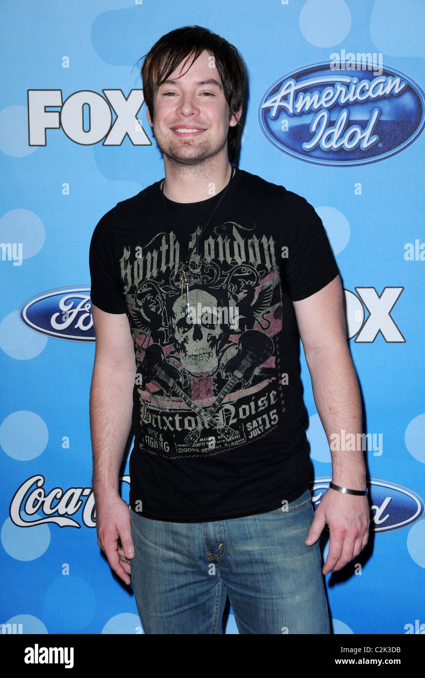 David Cook American Idol Top 12 Party held at Wolfgang Puck at the ...