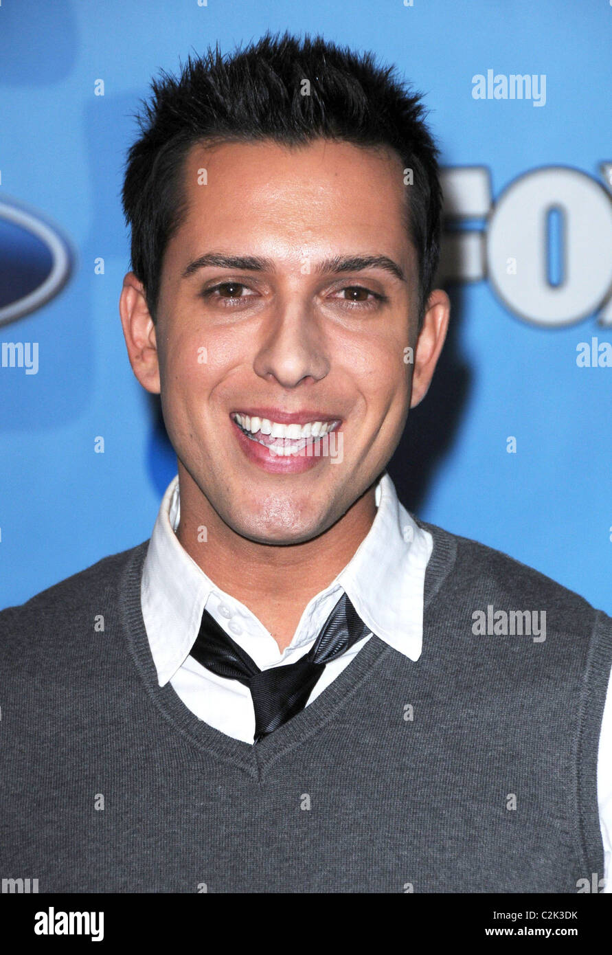 David Hernandez American Idol Top 12 Party held at Wolfgang Puck at the ...