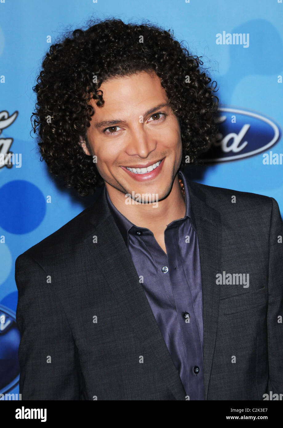 Justin Guarini American Idol Top 12 Party held at Wolfgang Puck at the ...