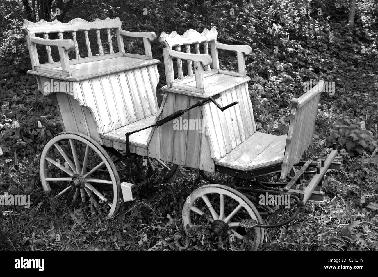 Retro red car Black and White Stock Photos & Images - Alamy