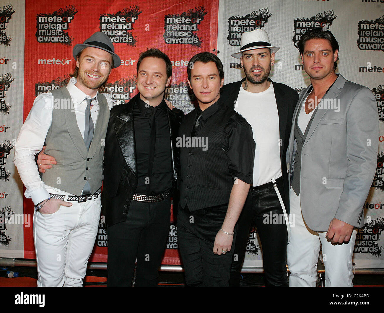 Boyzone 2008 Meteor Music Awards - Arrivals Dublin, Ireland - 15.02.08 ...