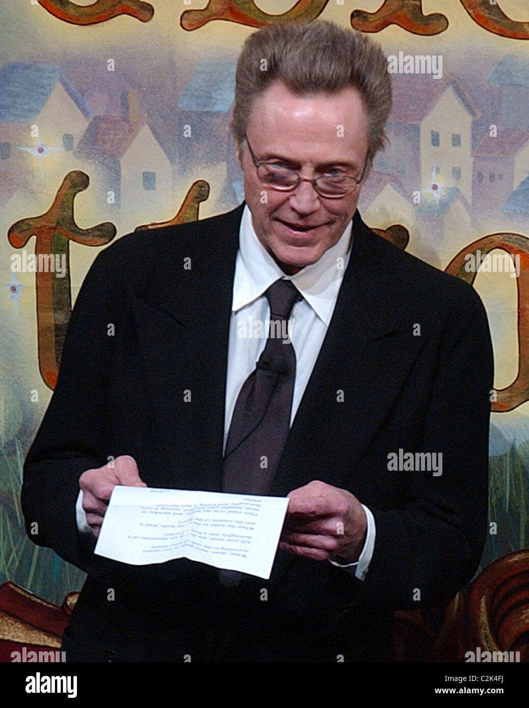 Christopher Walken Harvard University's Hasty Pudding Theatricals ...