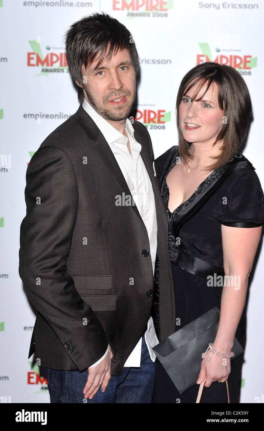 Paddy Considine and guest Empire Awards held at the Grosvenor House ...