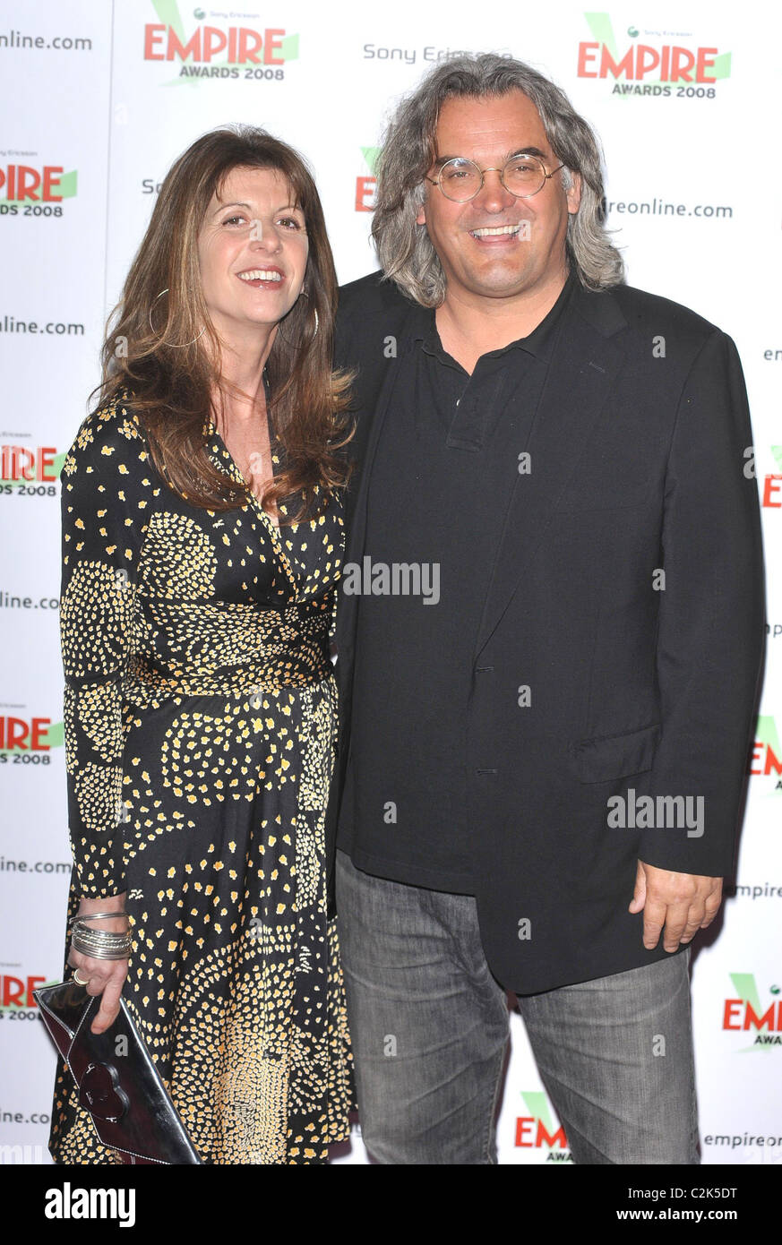 Paul Greengrass and guest Empire Awards held at the Grosvenor House ...