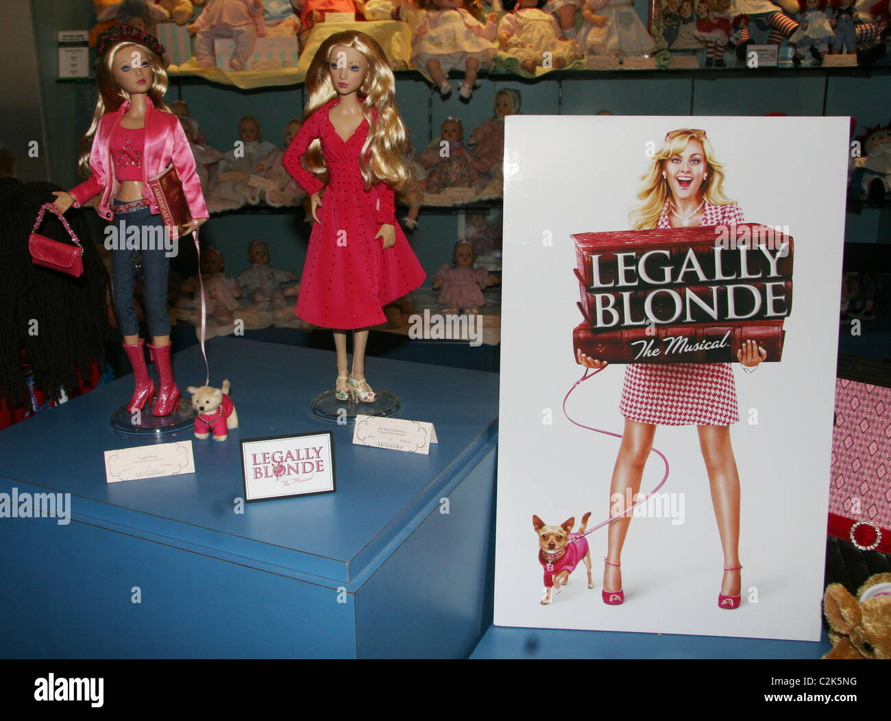 Legally Blonde Dolls 'Toy Fair 2008' held at The Javits Center New York ...