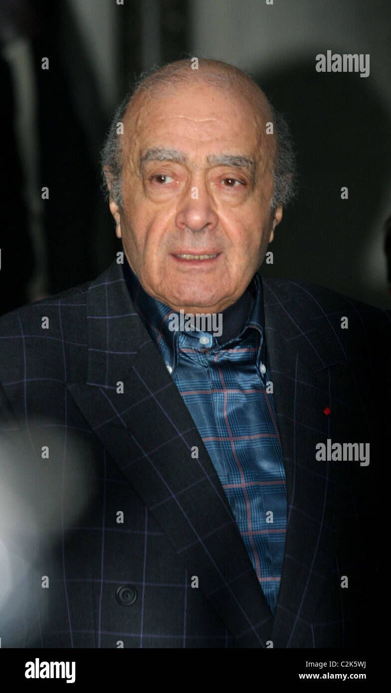 Harrods owner, Mohamed Al Fayed leaves the High Court after he gave ...